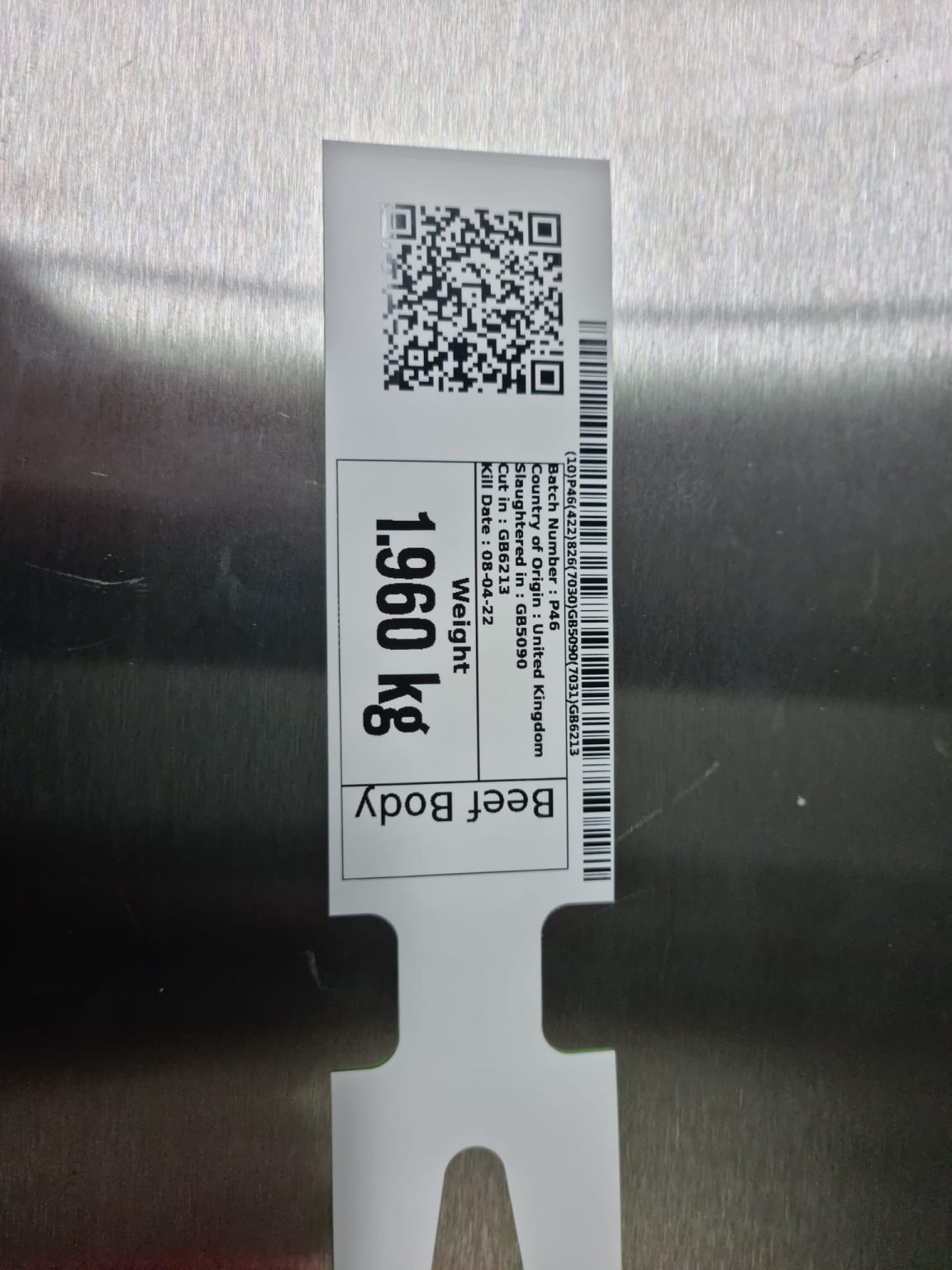 Carcass Tag Printer - South Coast Systems